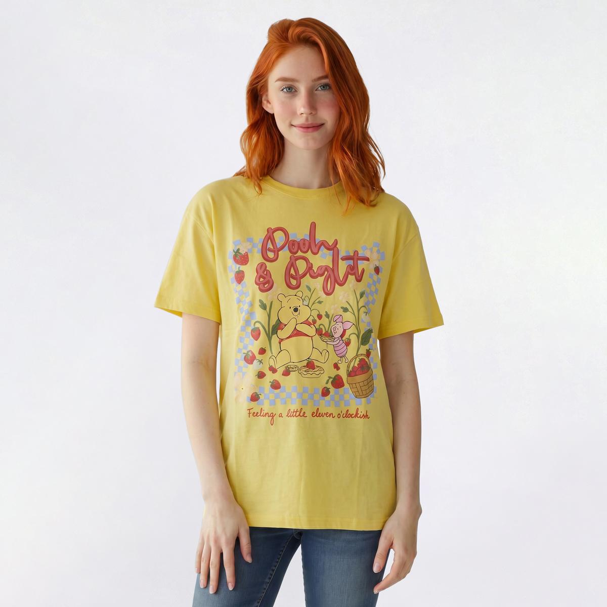 Click here for Juniors C-Life Pooh Piglet Fruit Boyfriend Graphic... prices